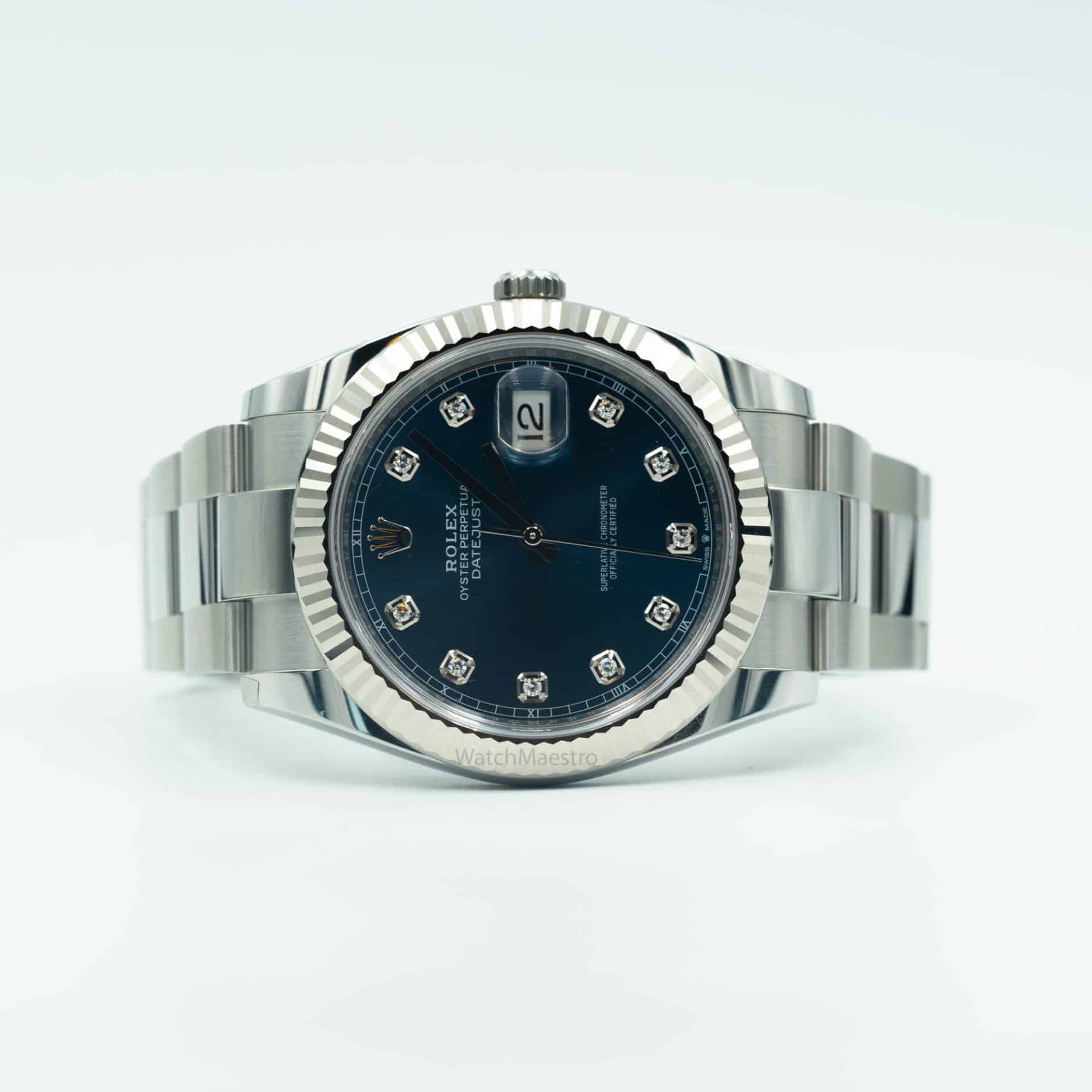 Buy Rolex Datejust 41mm with Blue Diamond-set Dial