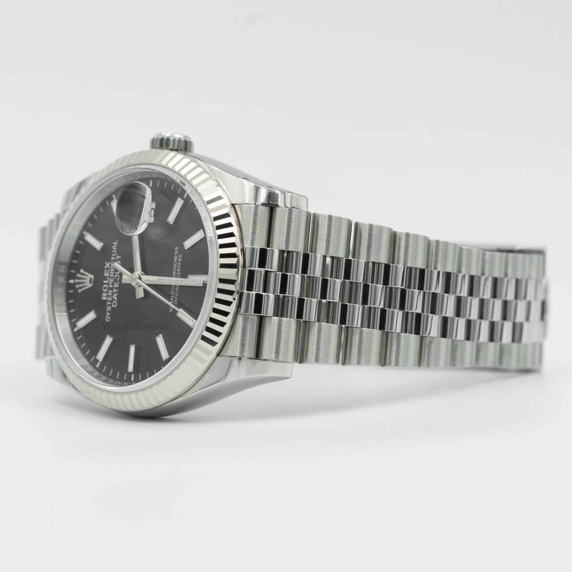 Buy Rolex Datejust 36 Black Dial - Jubilee - WatchMaestro