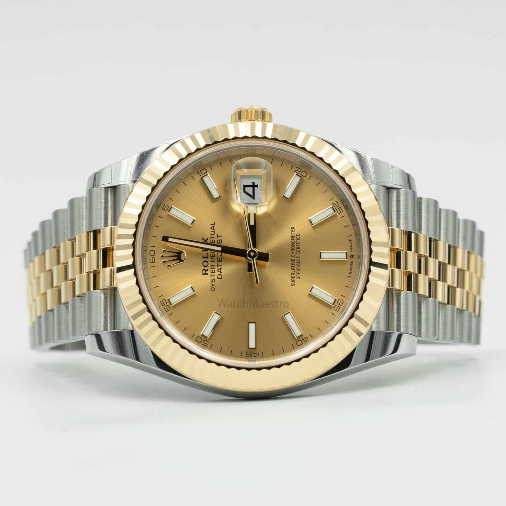 Buy Rolex Datejust 41 Champagne Dial - Two Tone Jubilee