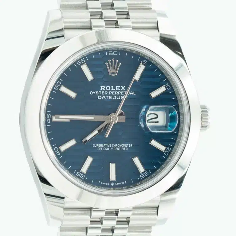 Buy Rolex Datejust 41 Blue Motif Dial with Jubilee Bracelet